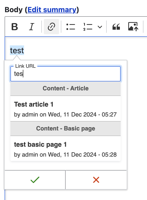 Add support for linking to entities in CKEditor 5 [#3317769] | Drupal.org